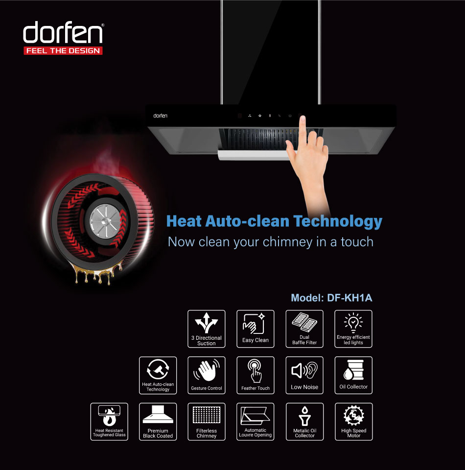 DORFEN Kitchen Hood, DF-KH1A | MEL Mart BD