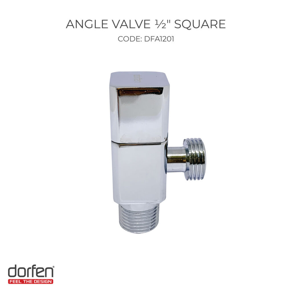 DORFEN Angle Valve 0.5-inch Square Shape, DFA1202 | MEL MART BD